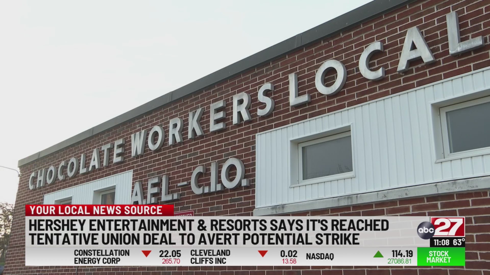 Hershey Entertainment & Resorts reaches tentative agreement with union ...