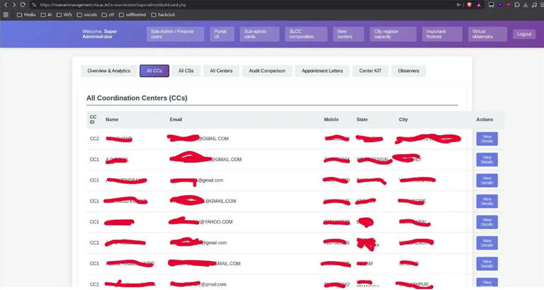 After CBSE OSM row, NTA’s re-examination portal comes under cyber ...