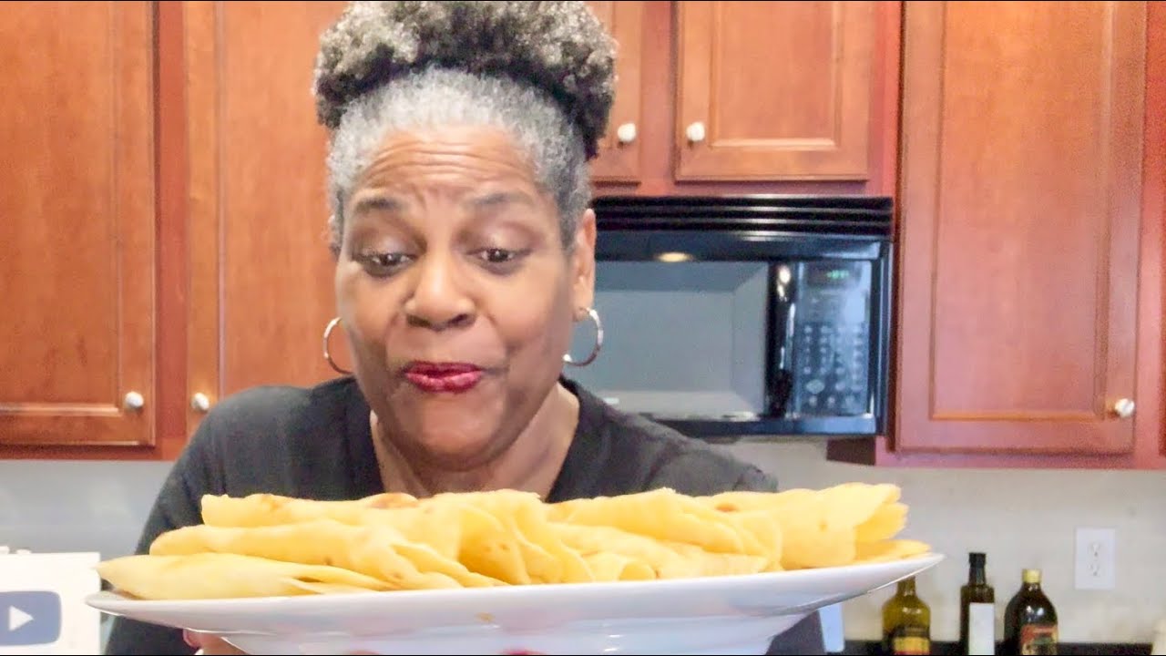 Easy homemade flour tortillas without a press