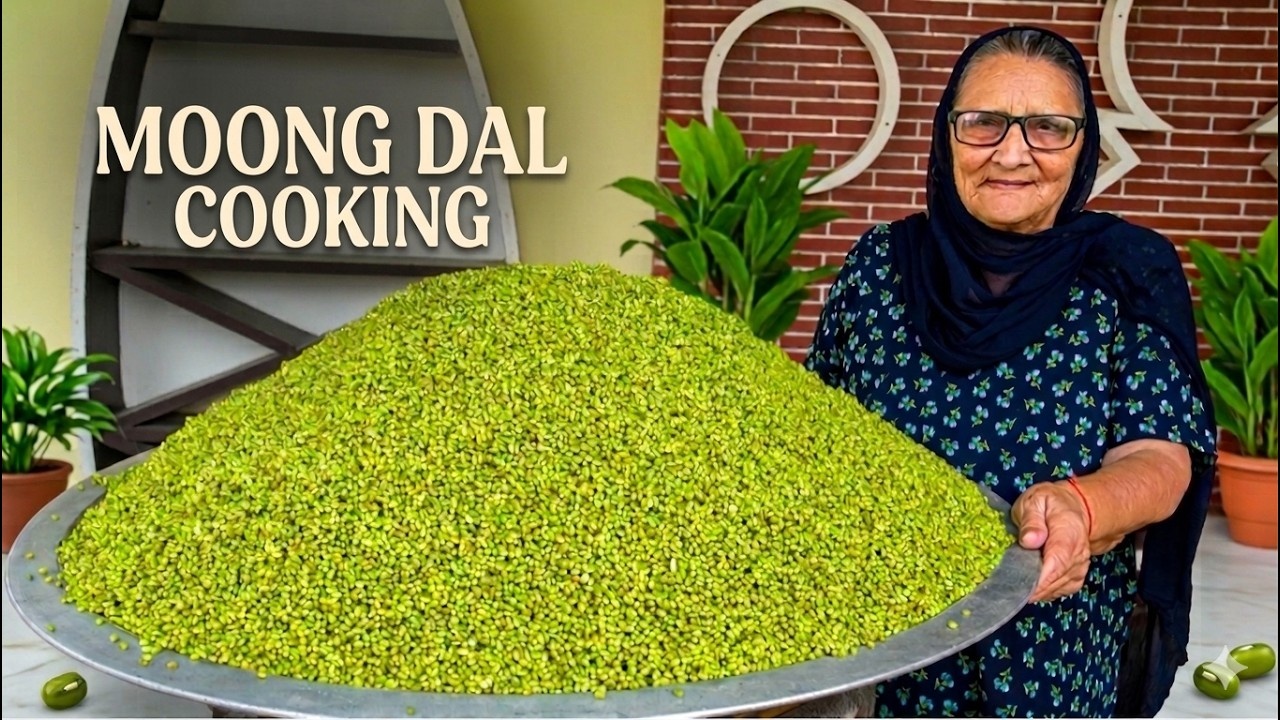 Giant moong dal recipe that brings traditional cooking to life