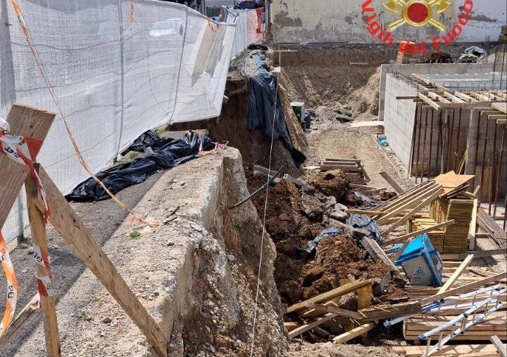 Lissone: cede terreno in cantiere edile, operaio semisepolto e soccorso ...