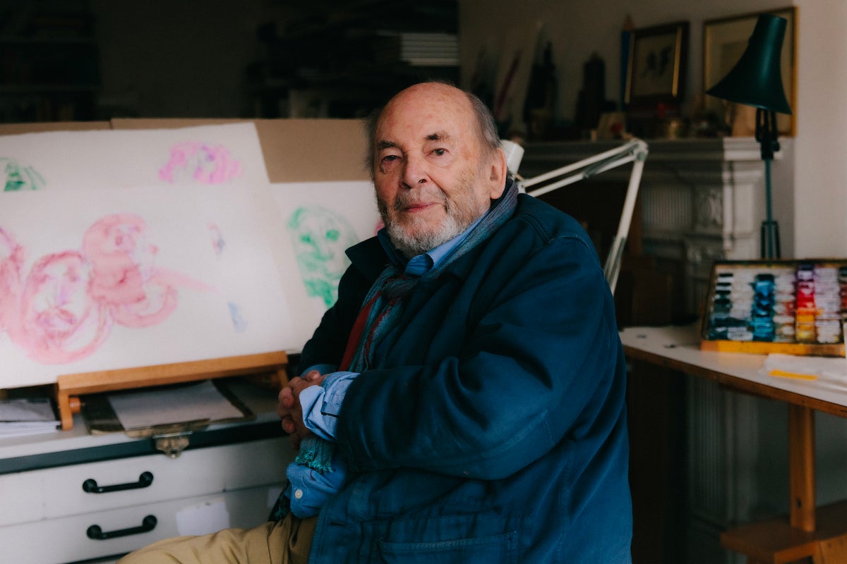The scratchy, inky anarchy of Quentin Blake’s unmistakable work