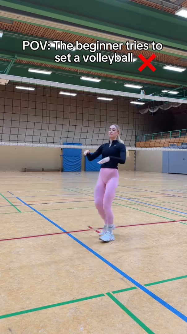 How to set a volleyball as a beginner