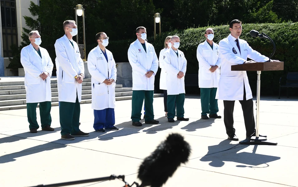 Doctors question missing heart data in Trump health report