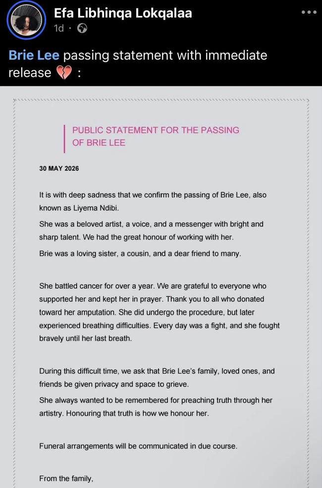 What is osteosarcoma? The rare bone cancer that claimed rapper Brie Lee ...