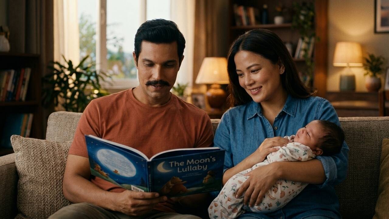 Randeep Hooda captivates hearts while sharing bedtime tales with baby ...