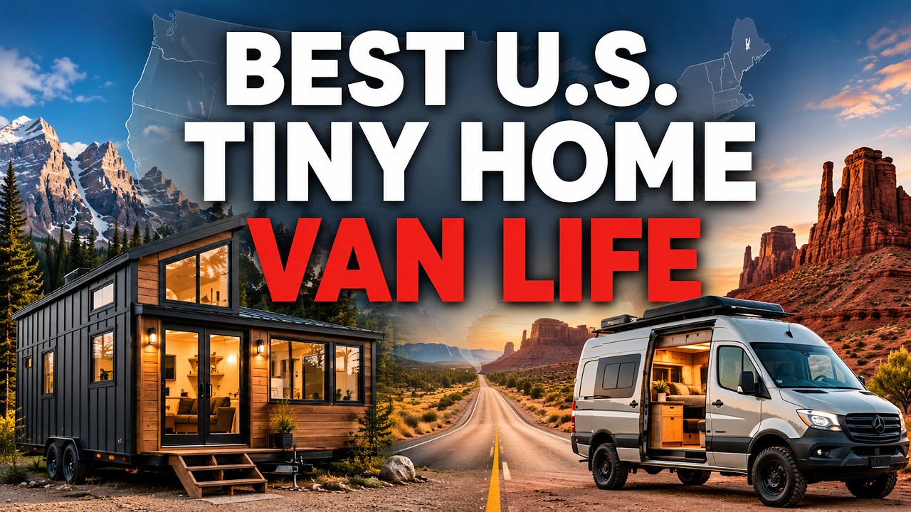 10 Best Places to Live a Tiny Home or Van Life in The US