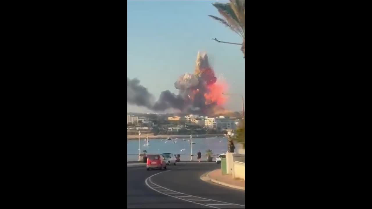 Malta fireworks factory explosion sends plumes of smoke into the air