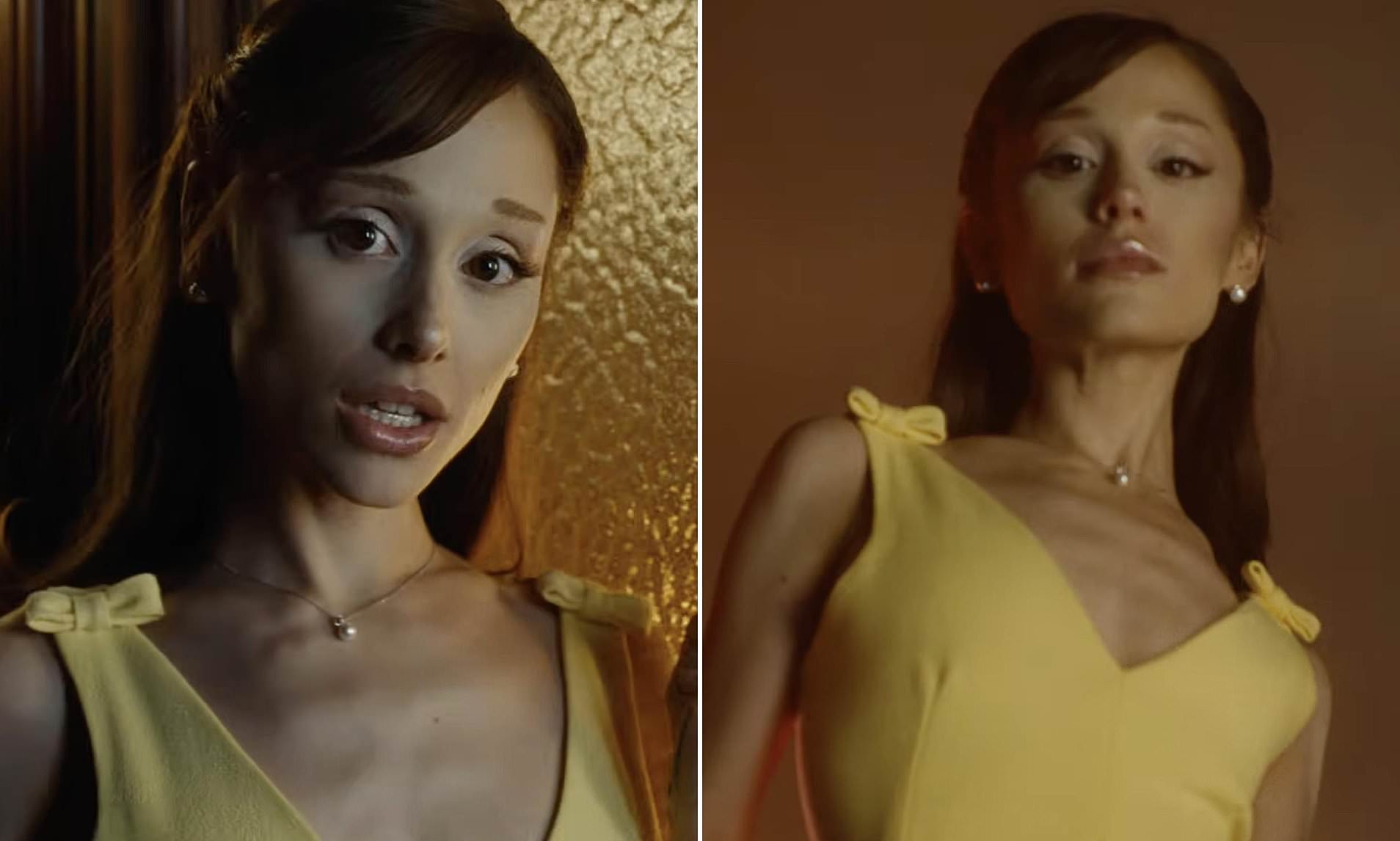 Ariana Grande sparks concern with visible chest bones in new music ...