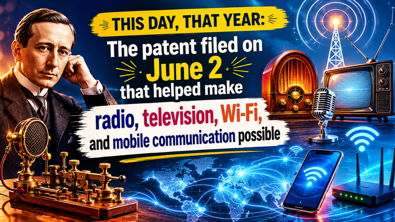 This day, that year: The patent filed on June 2 that helped make radio ...
