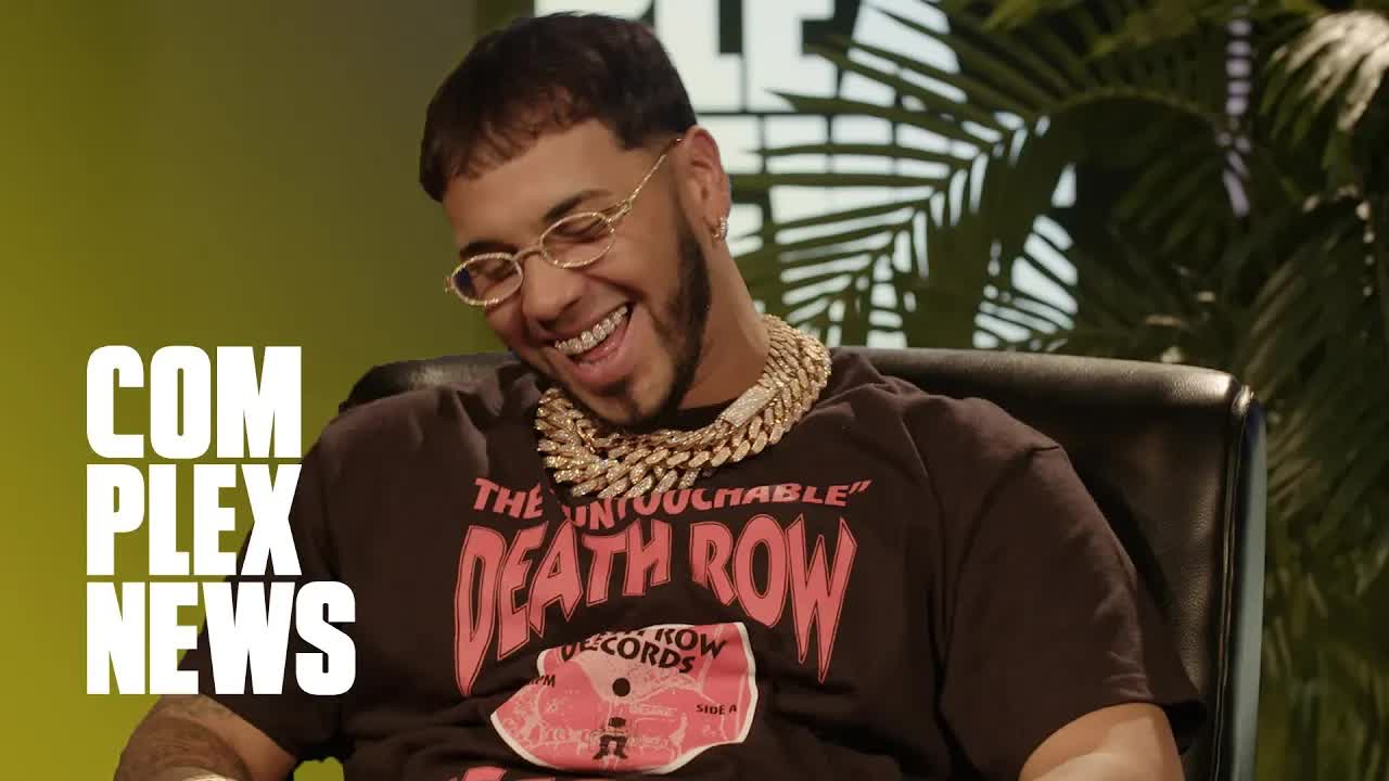 Anuel AA reacts to 6ix9ine, talks Karol G engagement, Meek Mill, and ...