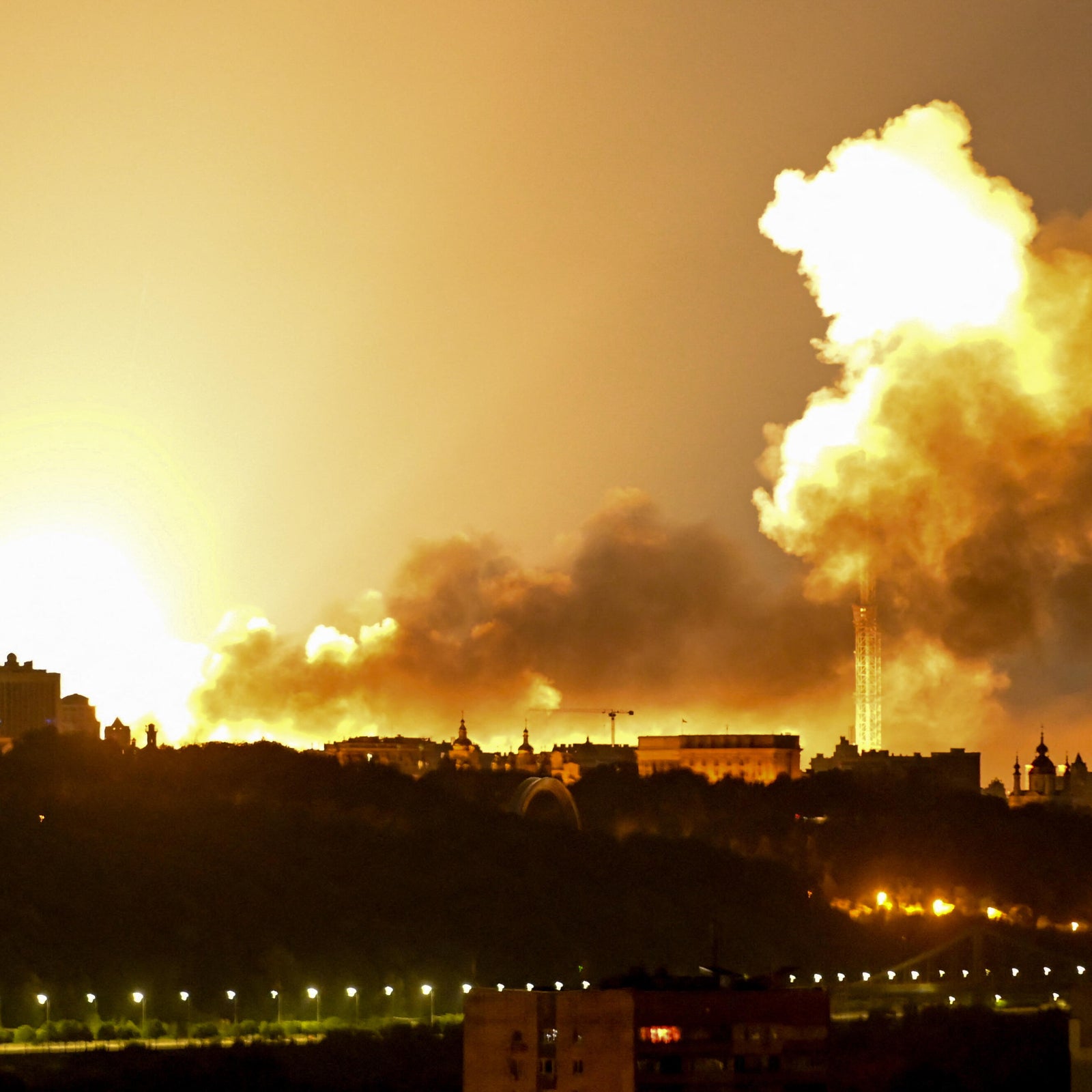 Russian missile, drone attack on Ukraine kills at least 22, officials say