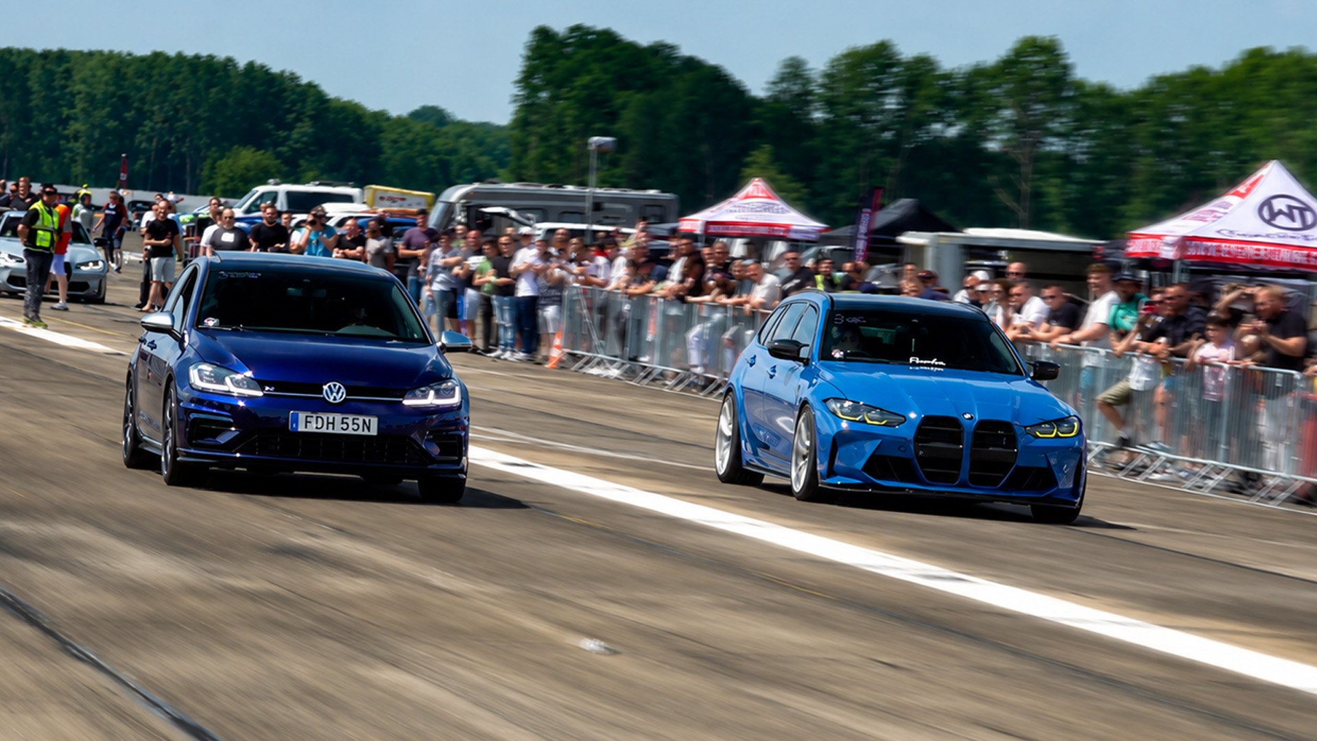 La VW Golf défie la vitesse d’une BMW M3 modifiée