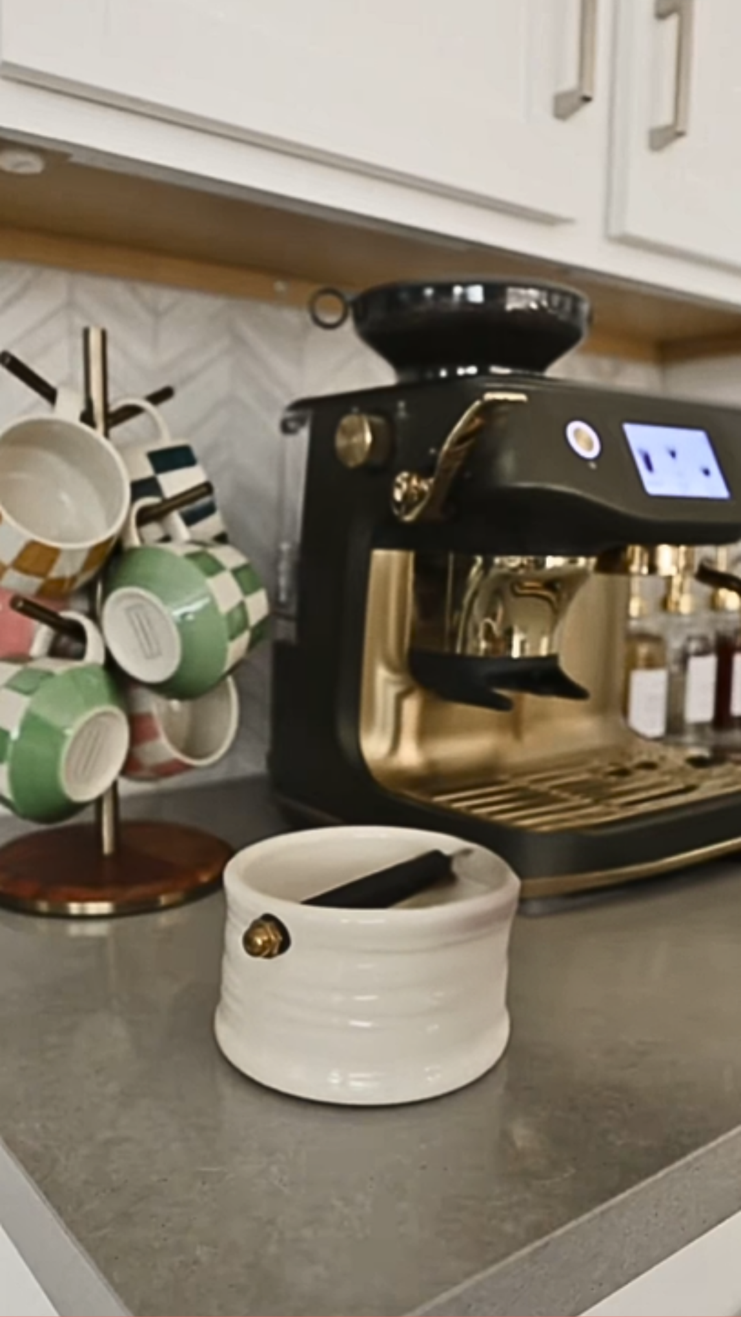 Coffee bar setup makes it even better