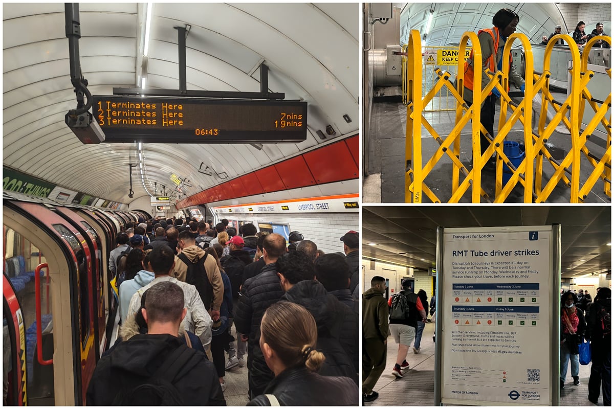 Tube strike paralyses London Underground lines causing travel misery