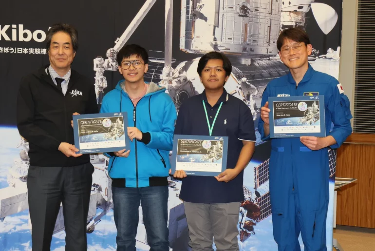 Filipino students’ space experiment performed by NASA astronaut