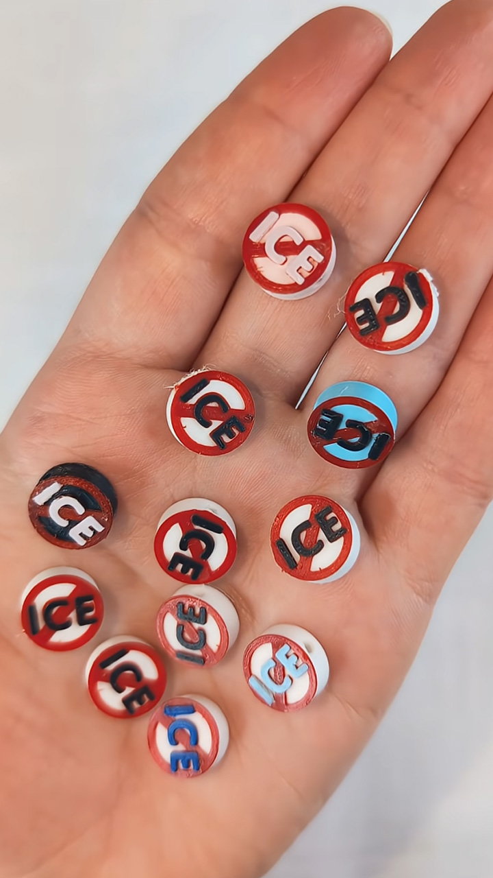 Creative protest art using 3D printed jewelry beads tutorial