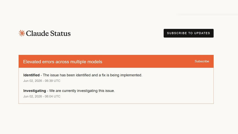 Claude down: Users say AI chatbot, app, website inaccessible. Here's ...