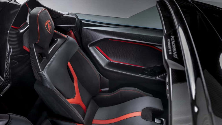 El interior del Lamborghini Fenomeno Roadster, al detalle