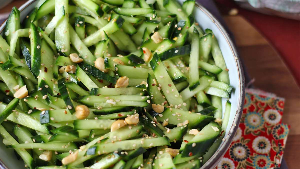 June 2nd daily menu: a refreshing cucumber salad, savory BBQ chicken ...