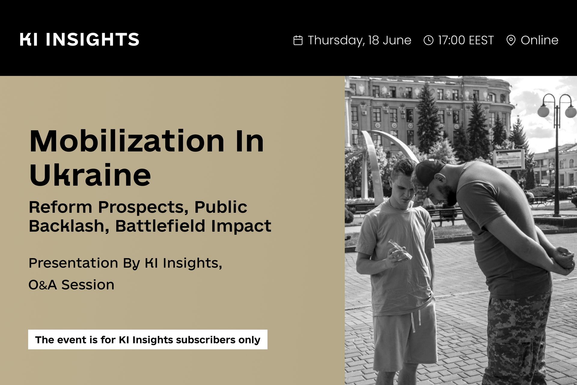 Mobilization in Ukraine: Reform prospects, battlefield impact — next KI ...