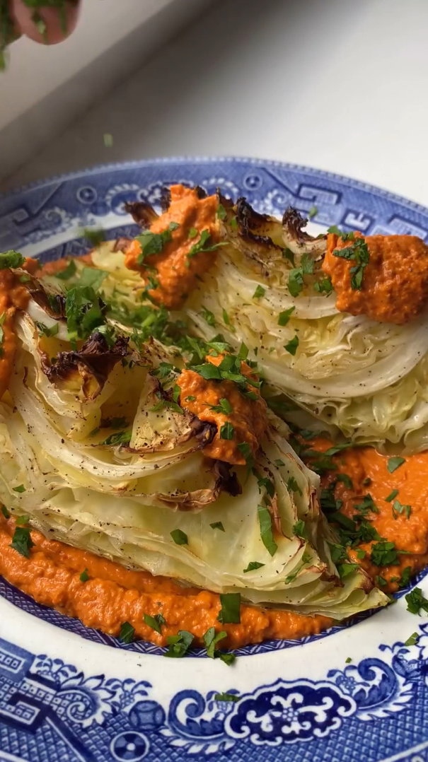 Why roasted cabbage with romesco is a must-try side