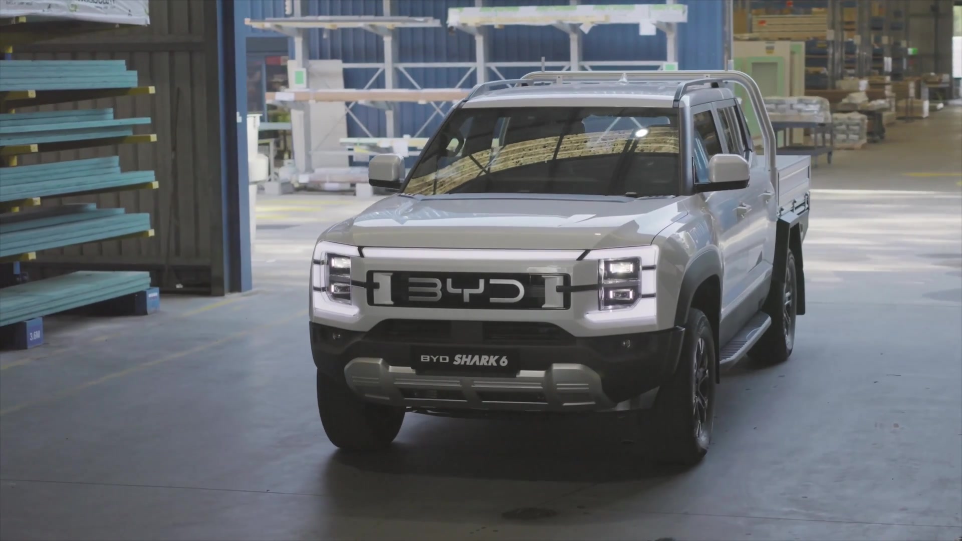 BYD Shark 6 cab chassis design preview