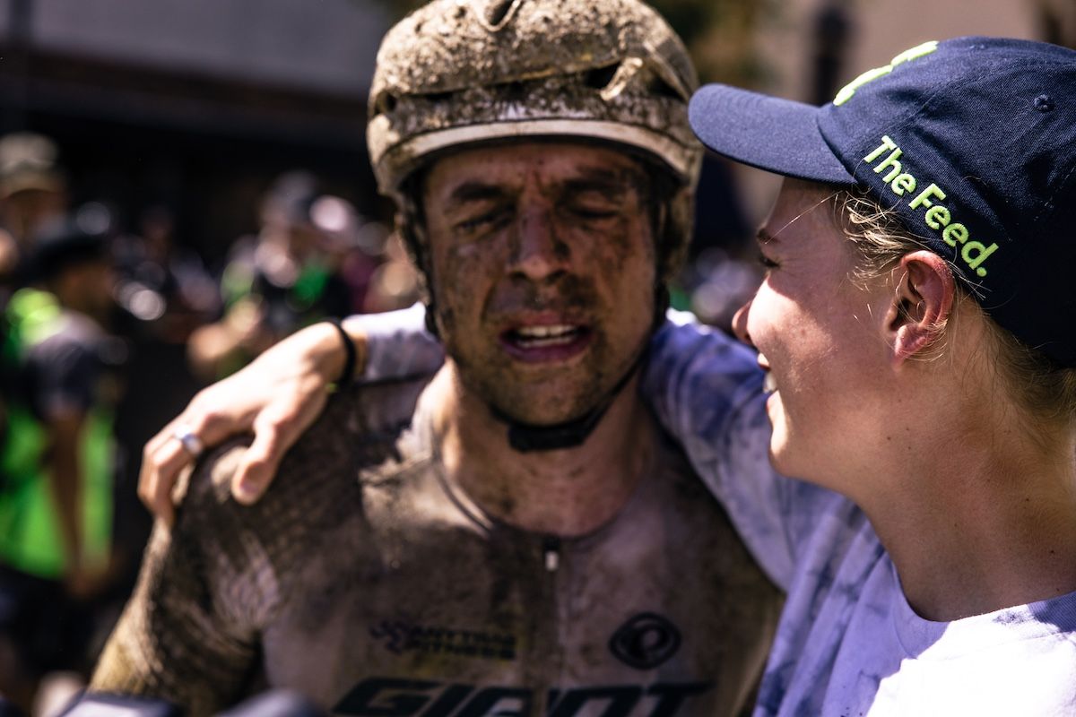 No smooth run for Brendan Johnston at Unbound Gravel but celebrates ...