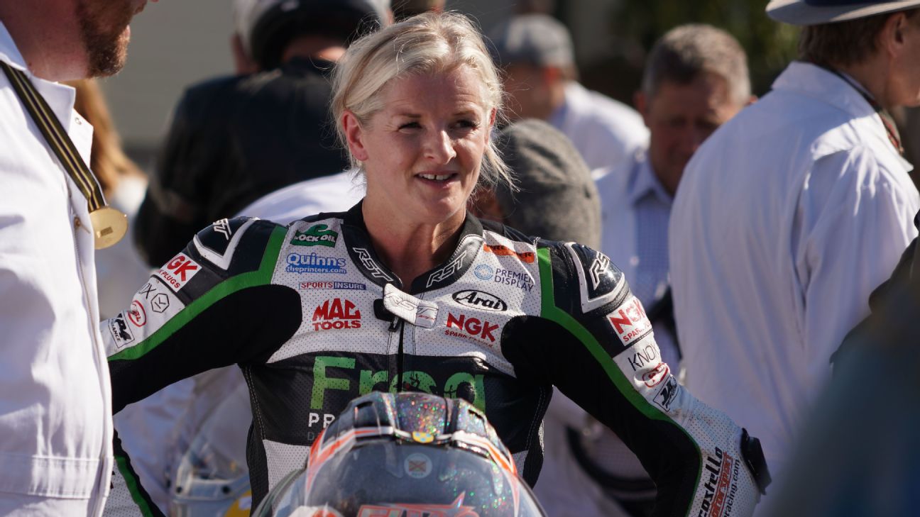 Isle of Man TT pioneer Maria Costello suffered spinal injuries, serious ...
