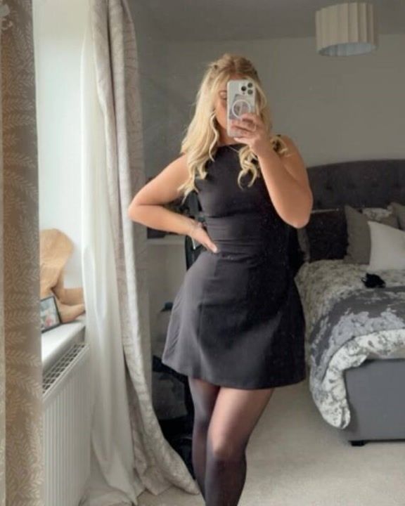 Harriet Cowan's glam look away from the farm