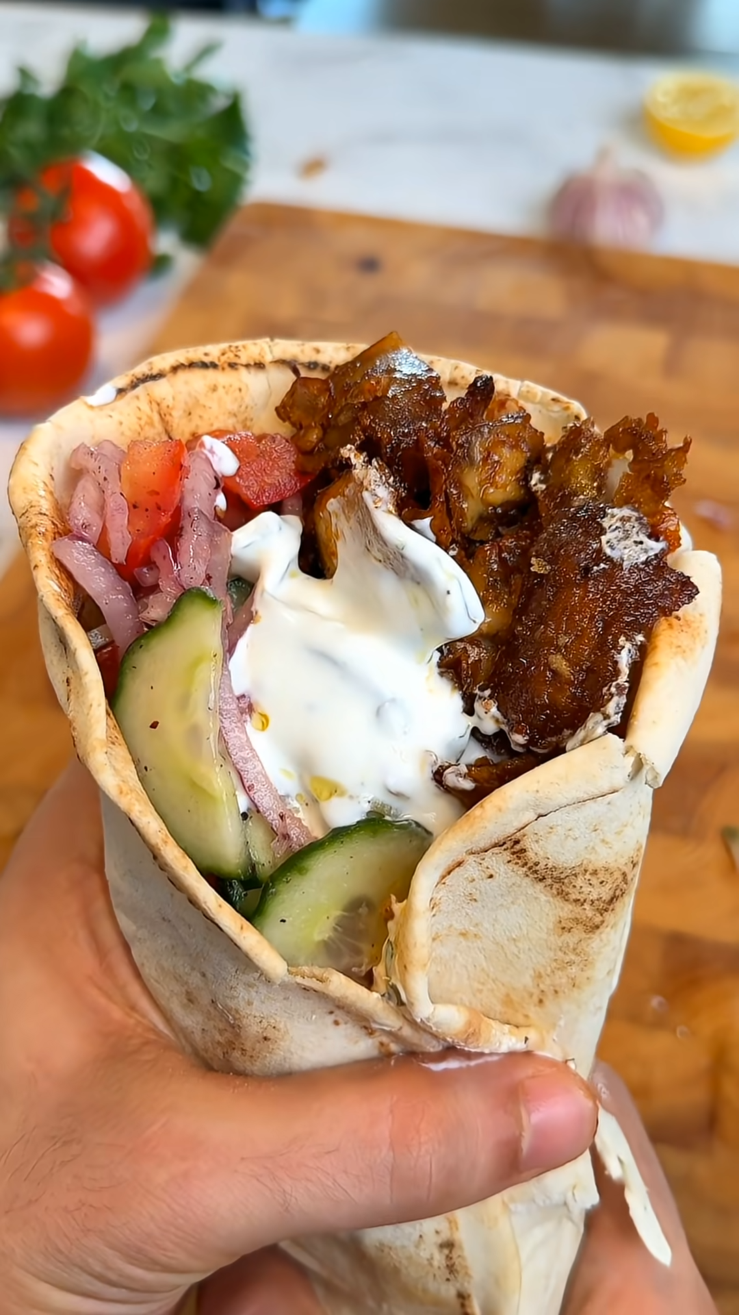 Is this the best vegan shawarma hack?