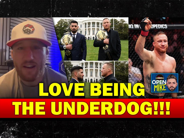Justin Gaethje talks underdog status vs. Topuria, logistics of fighting ...