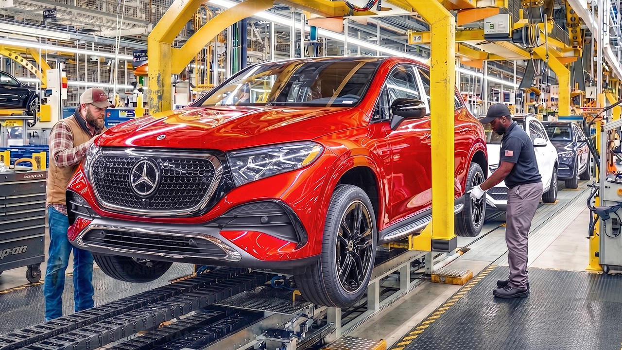 Inside America’s most advanced Mercedes-Benz factory building massive ...