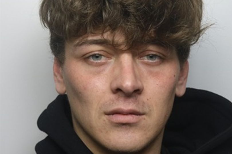 Violent thug attacked woman twice before hiding in woods