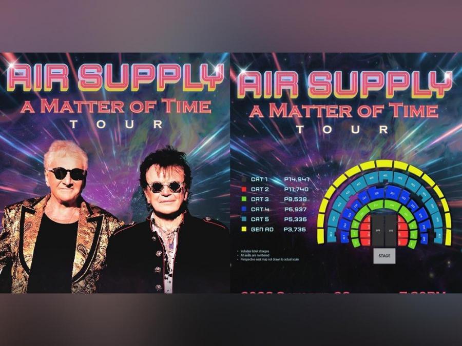 Air Supply to bring 'A Matter of Time' tour to Manila in October