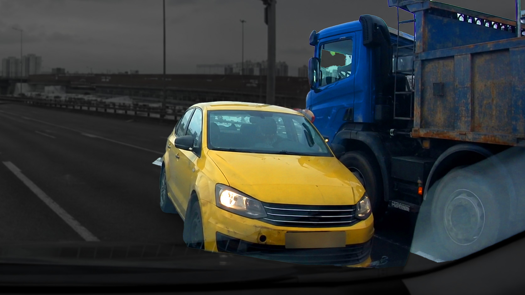 Crash caught on camera