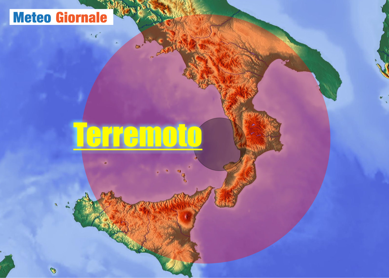 Terremoto 6.2 nella notte: tremano Calabria e gran parte del Sud