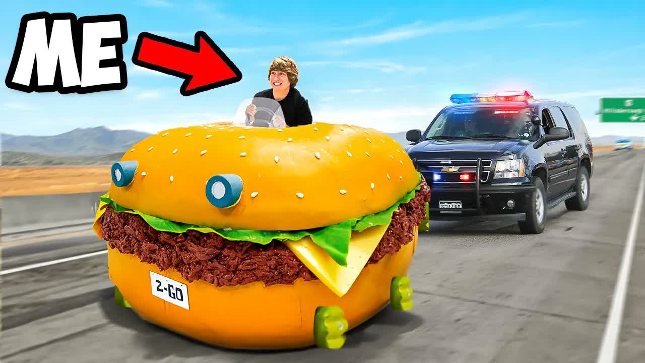 SpongeBob’s patty wagon came to life – the burger car build