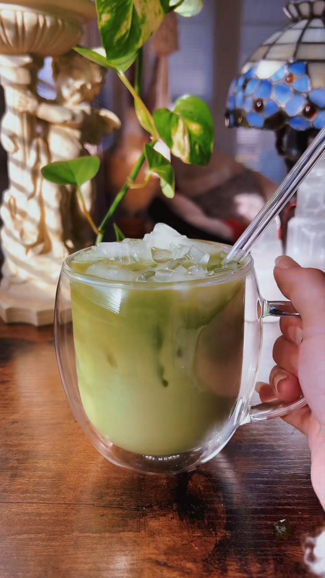 Simple strawberry rose matcha latte recipe made easy