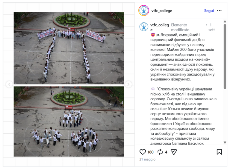 La «svastica» nella scuola ucraina è un simbolo solare tradizionale ...