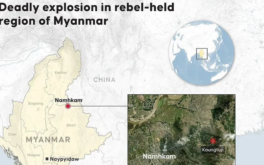 Rescuers search rubble after Myanmar mining blast kills 43
