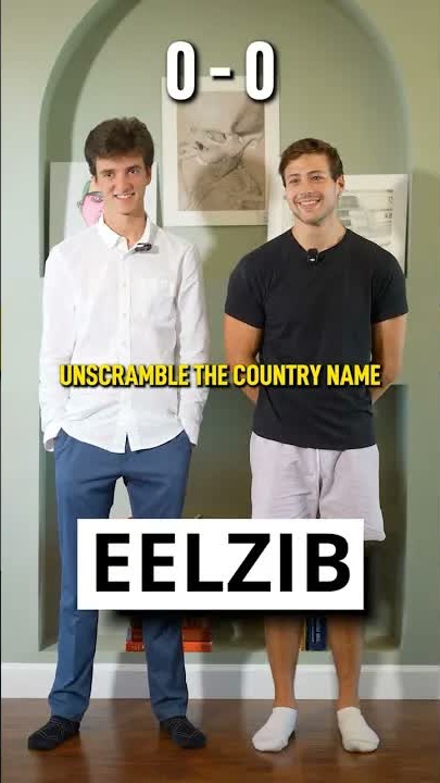 Test your geography skills! Can you unscramble these country names?
