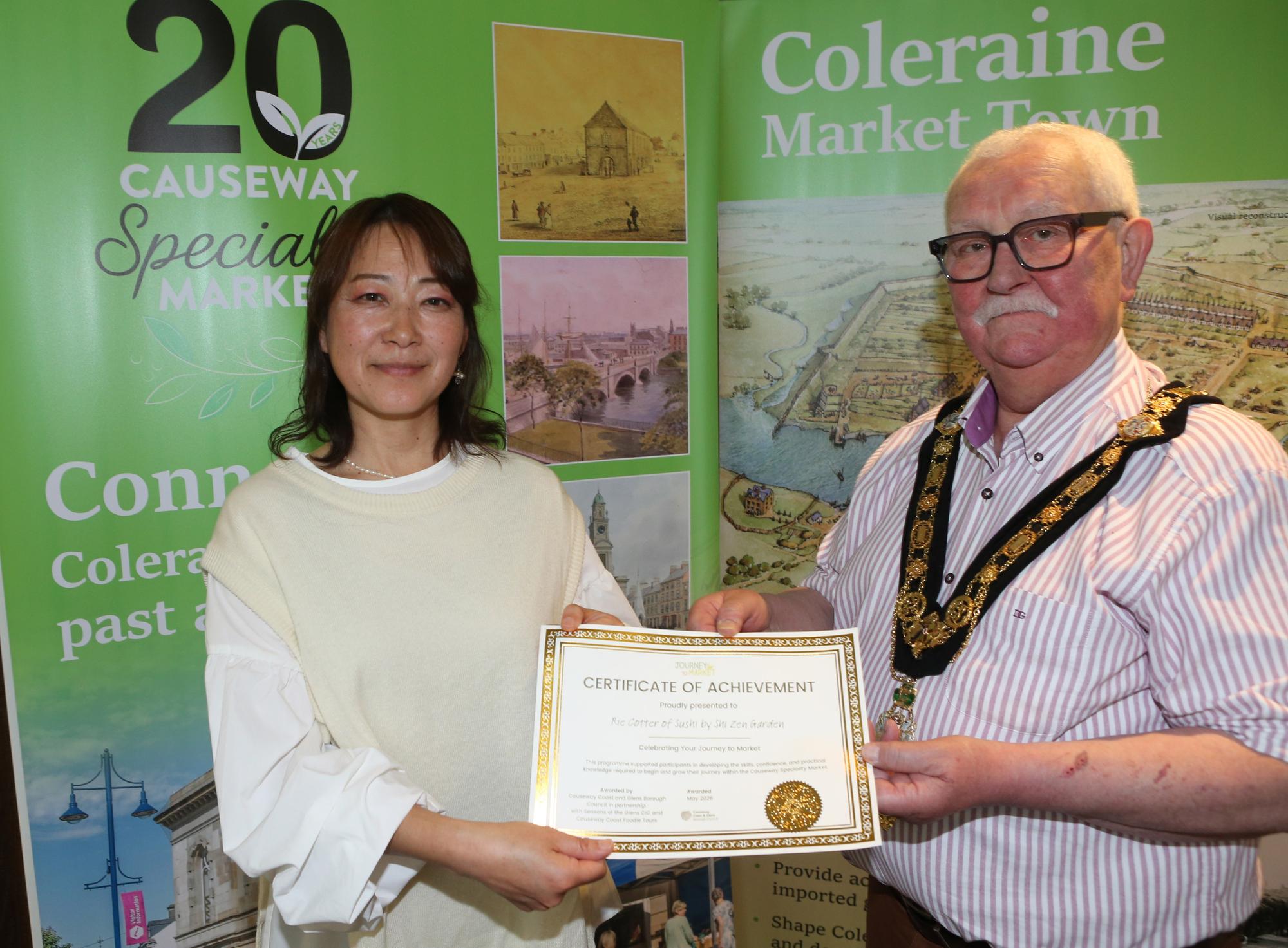 New Causeway Coast traders complete Council’s ‘Journey to Market’ programme