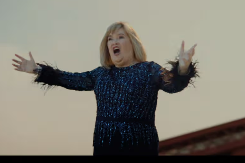 Irn-Bru release World Cup anthem with Susan Boyle on top of Edinburgh ...