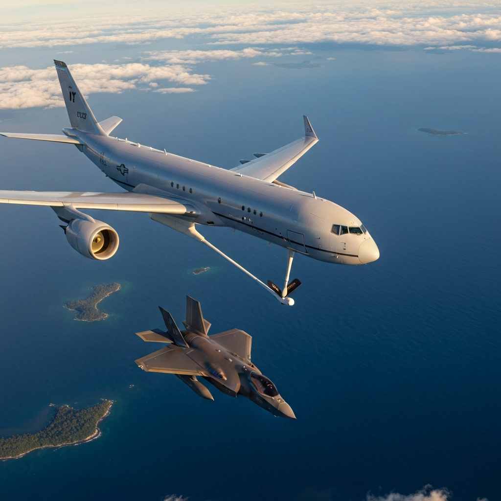 Fueling F-35s: KC-46’s Role in Pacific Island-Hopping Operat