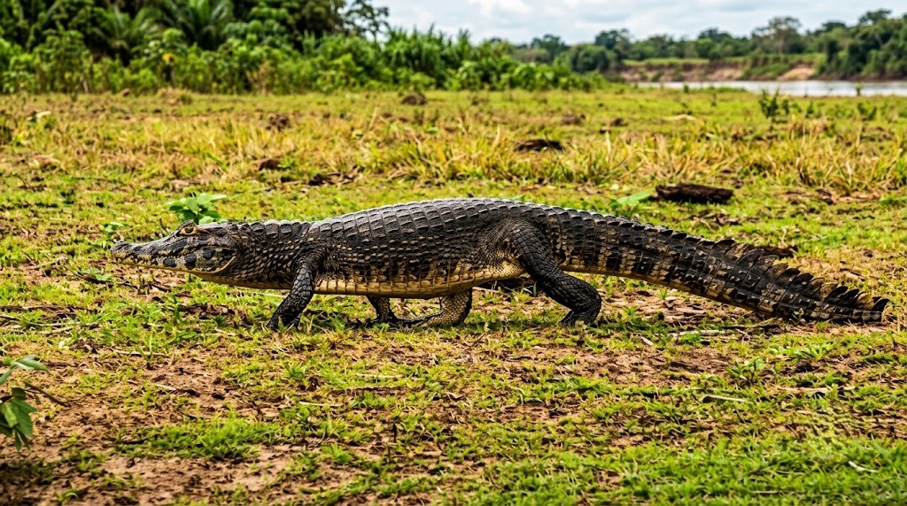 Watch the world's weirdest crocodile use its secret weapon and it's a ...