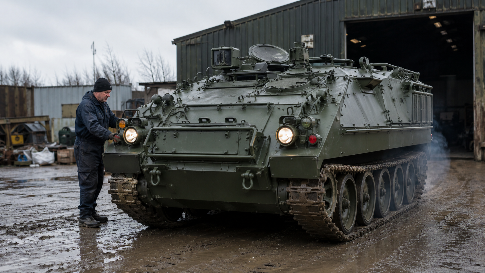 FV432 restoration reaches the final test drive after five days