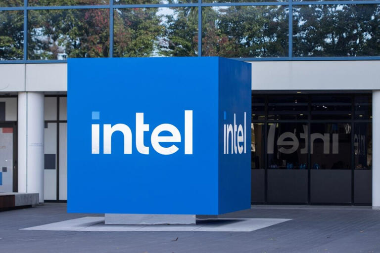 What's going on with Intel stock Tuesday?