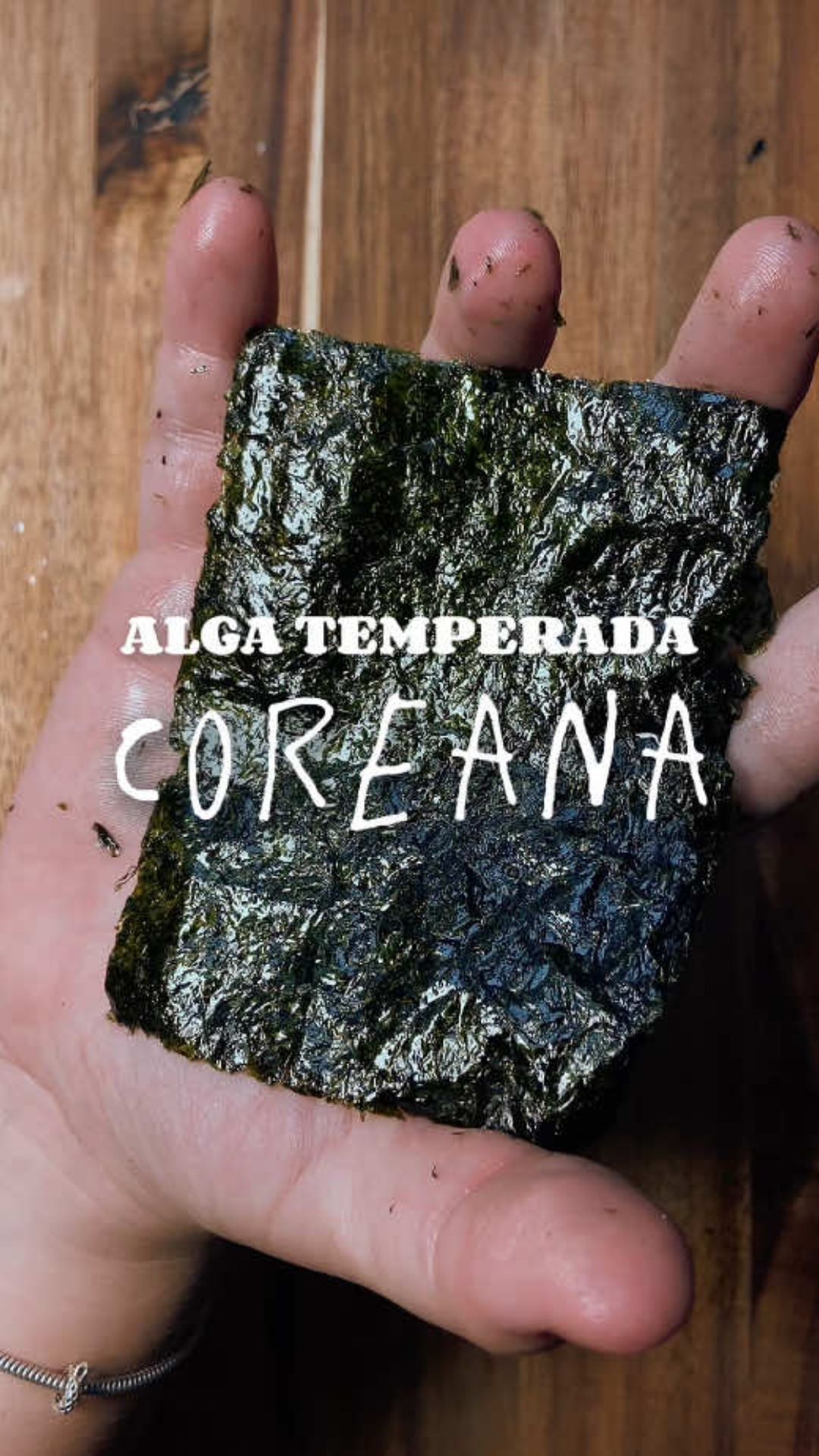 Como preparar alga temperada coreana pa-re-kim em casa