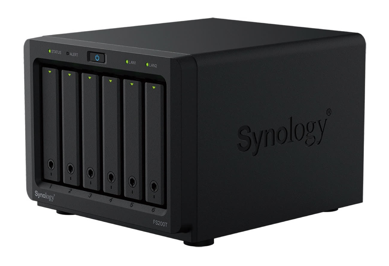 Synology lance le FS200T : un NAS pour SSD… avec six baies 2,5 pouces ...